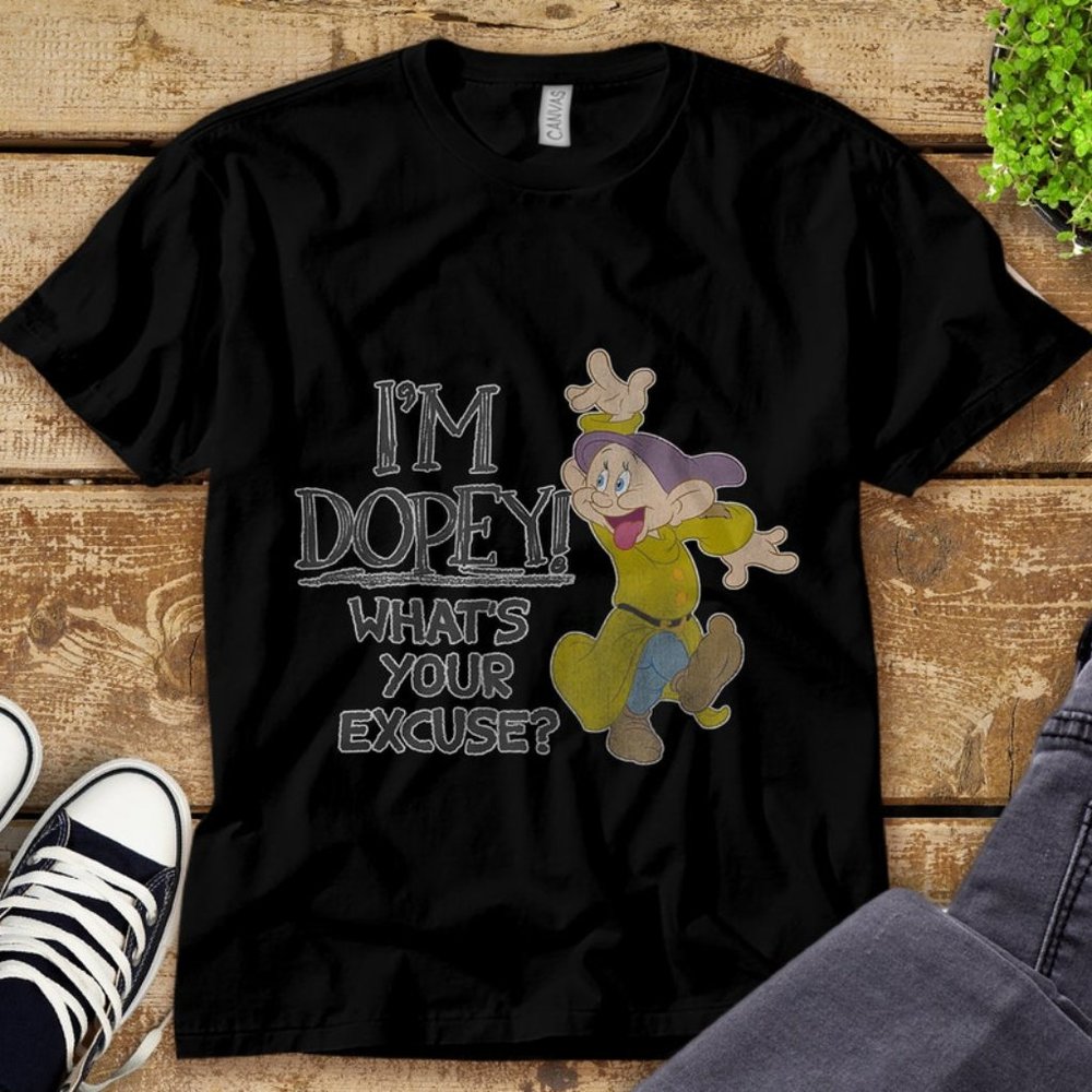 Dopey Dwarf I'm Dopey What's Your Excuse Disney Unise… - Gem